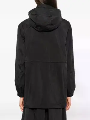 AGNES B. Hooded Press-stud Jacket