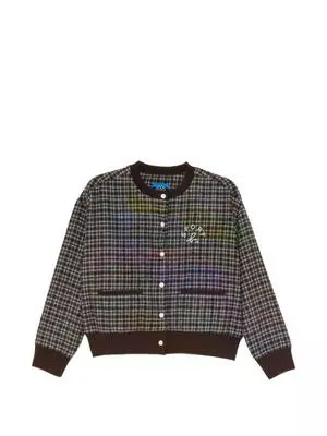 AGNES B. Flannel Sport Jacket - Brown