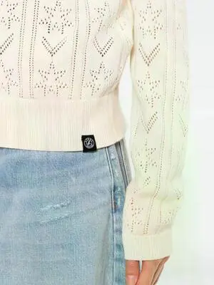 AGNES B. Star-pattern Cardigan