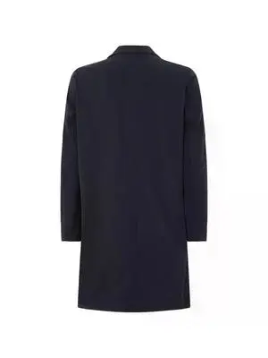 MOORER Breton-dem Lapel-collar Trench Coat