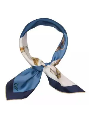 ELIZABETTA San Siro Equestrian-motif Neckerchief