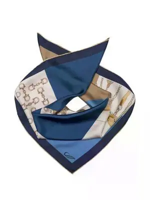 ELIZABETTA San Siro Equestrian-motif Neckerchief