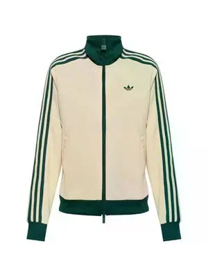 Adidas Logo-embroidered Striped Sweatshirt