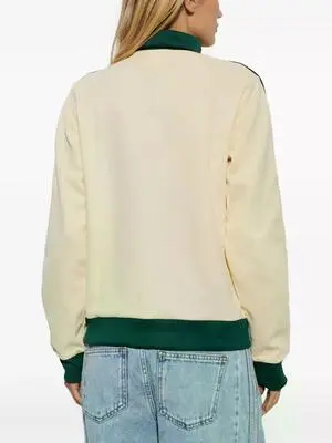 Adidas Logo-embroidered Striped Sweatshirt