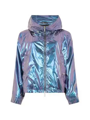 MOORER Ninfa-ep Metallic Hooded Jacket