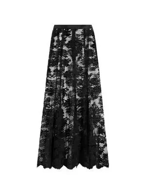 Dolce & Gabbana Chantilly Lace Skirt - Black