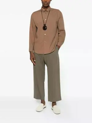 HOMME PLISSÉ ISSEY MIYAKE Button-fastening Shirt - Brown