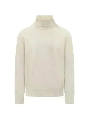 AMARANTO Roll-neck Sweater - Neutrals