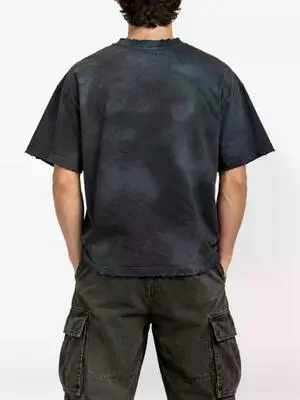 WARMAN Graphic-print Distressed T-shirt