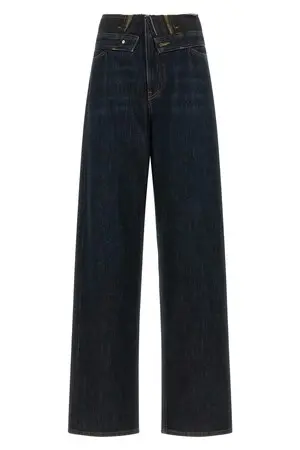 MAISON MARGIELA Raw Cut Waist Jeans