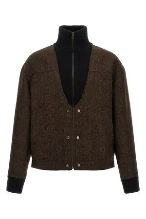 MAISON MARGIELA Wool Bomber Jacket