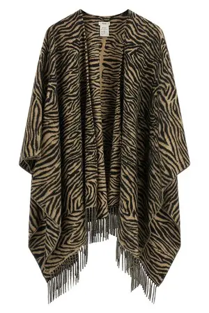 FENDI 'tiger' Poncho
