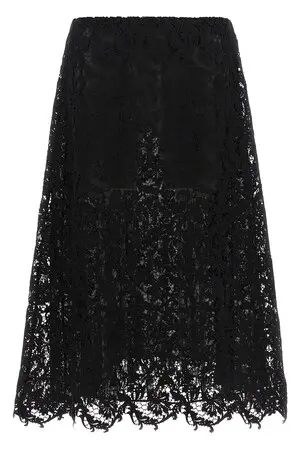 FENDI Macramé Lace Skirt