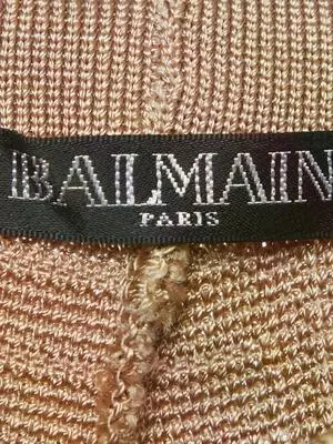 Balmain Chevron-pattern Knit Trousers