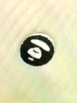 AAPE BY *A BATHING APE Logo-embroidered Ribbed-knit Socks