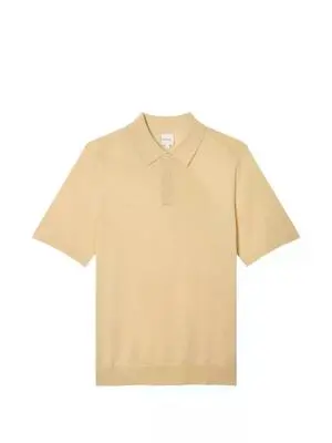 Paul Smith Beige Washable Merino Wool Polo Shirt - Neutrals
