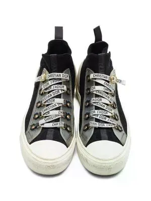 Dior Walk'n' Stretch-knit High-top Sneakers