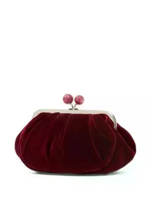 Max Mara Pasticcino Velvet Clutch Bag