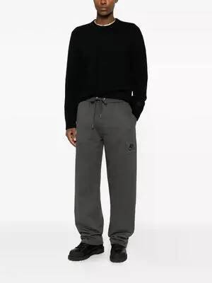 Moose Knuckles Logo-patch Drawstring Track Pants - Grey