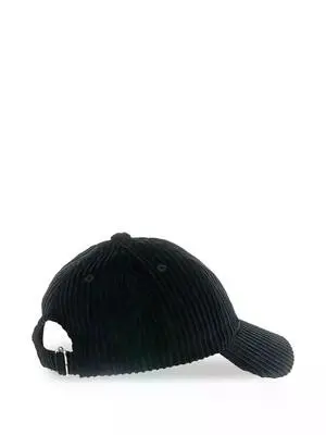 A.p.c. Logo-embroidered Corduroy Baseball Cap - Black