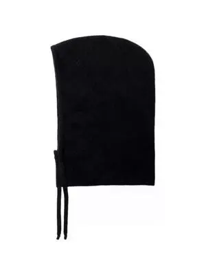 LANEUS Drawstring-fastening Knit Balaclava