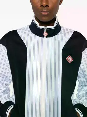 Casablanca Pinstripe-pattern Panelled Jacket