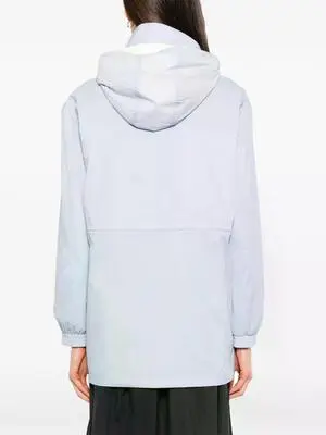AGNES B. Hooded Press-stud Jacket