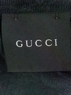 Gucci Leopard-print Gg Jacquard Scarf