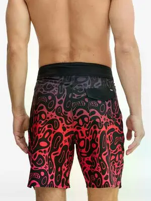 Hurley Graphic-print Swim Shorts - Black