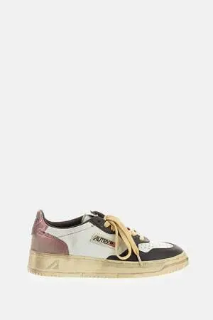 AUTRY Sneakers Medalist Super Vintage In Pelle Laminata - Multicolore
