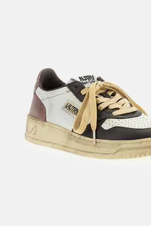 AUTRY Sneakers Medalist Super Vintage In Pelle Laminata - Multicolore