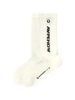 AAPE BY *A BATHING APE Aapenow Moonface Socks - Neutrals