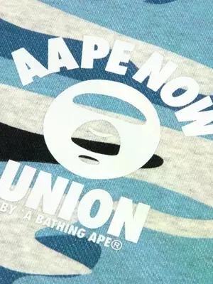 AAPE BY *A BATHING APE Camouflage-pattern Zip-up Hoodie