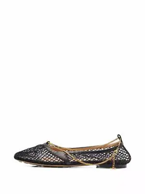 Bottega Veneta Stretch Mesh Ballet Flats