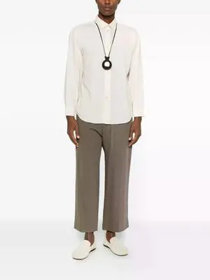 Issey Miyake Button-fastening Long-sleeve Shirt - Neutrals