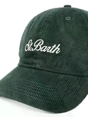 MC2 SAINT BARTH Logo-embroidered Corduroy Baseball Cap