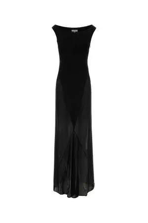 ALAIA Jersey Long Dress - Black