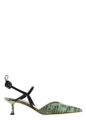 Fendi Printed Leather Very Colibrã¬ Pumps - Multicolor