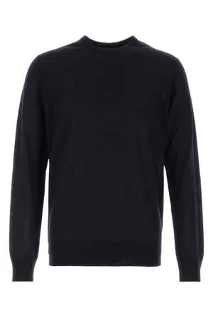 Giorgio Armani Midnight Wool Sweater - Blue