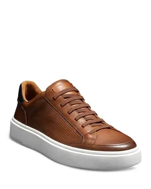 Allen Edmonds Oliver Stretch Lace Slip On Sneaker - Regular Luggage