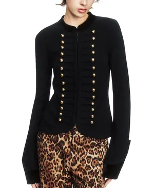 Anna Sui Military Cardigan Jacket