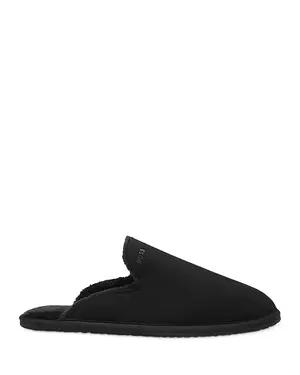 BOSS By Hugo Home Microfiber Slipper - Black