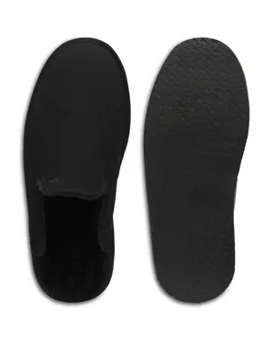 BOSS By Hugo Home Microfiber Slipper - Black