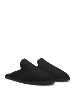 BOSS By Hugo Home Microfiber Slipper - Black