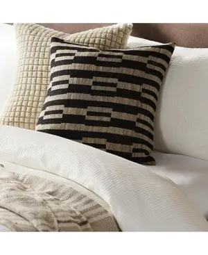 SURYA Marzano Decorative Pillow, 18l X 18w - Charcoal