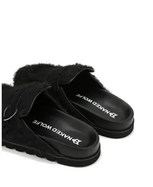 NAKED WOLFE Cord Wool Slipper