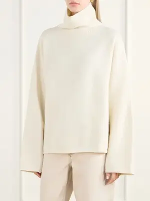 ALMADA Amie Merino Wool And Cashmere Turtleneck Sweater