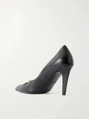 Versace Clelia 90 Medusa-embellished Leather Pumps
