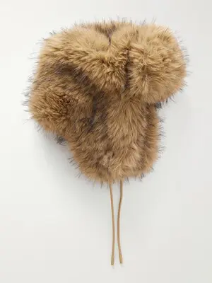 Goldbergh Cher Plush Trapper Hat Neutrals