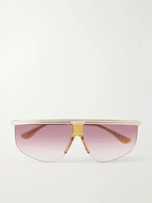 Chloé D-frame Gold-tone Sunglasses Red